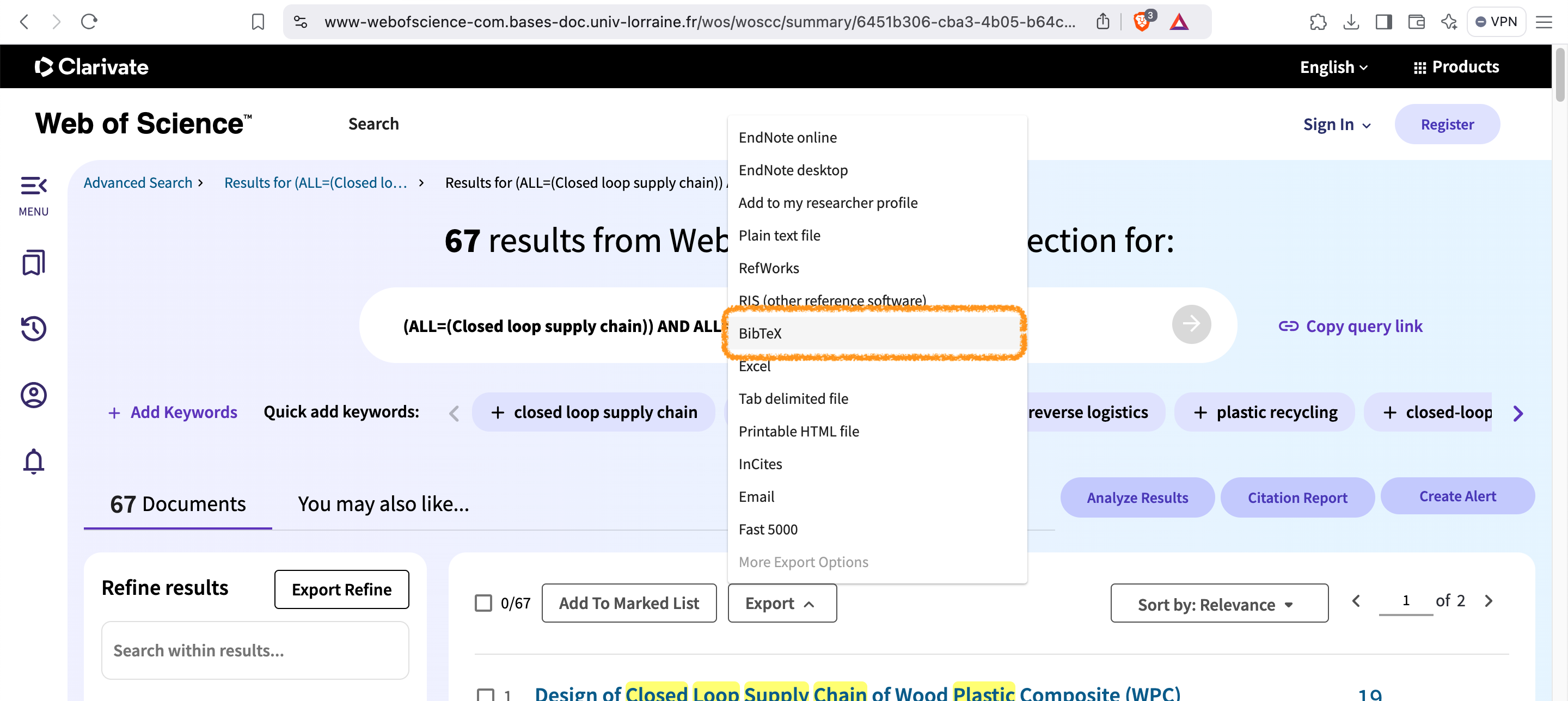 CI12 – TD2 : Literature review